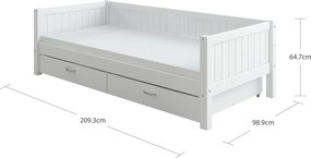 FALCO Postel s úložným prostorem Romantic 445 bílá