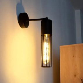 Nástěnná lampa MELODY 1xE27/15W/230V černá