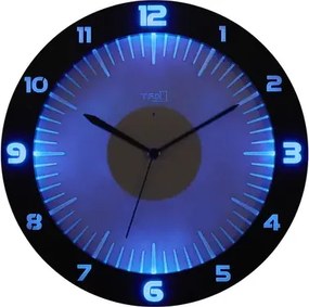 TFA 60.3553.10 LUMOCLOCK / Nástěnné hodiny / rádiem řízené DCF / 9 bar