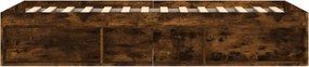 Rám postele kouřový dub 100 x 200 cm 3203835