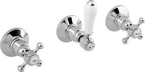 Sapho Reitano Rubinetteria, ANTEA podomítková sprchová baterie, 2 výstupy, chrom, SET305-101