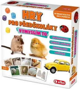 EFKO Soubor her Vymyslím to / 10 didaktických her a pomůcek / 4-7 let