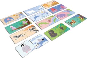 EFKO KukiKuk Véééliké baby puzzle duo Kde bydlí zvířátka 24 dílků ef80036