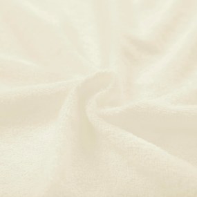 FROTÉ PROSTĚRADLO PREMIUM 180X200 CM PŘÍRODNÍ