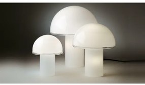 Artemide A006300 - Stolní lampa ONFALE 1xE14/5W/230V + 1xE27/13W bílá