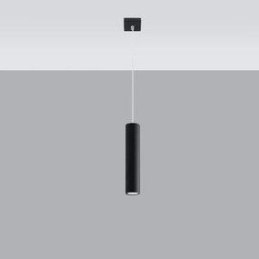 Sollux Lighting Závěsná lampa LAGOS 1 černá