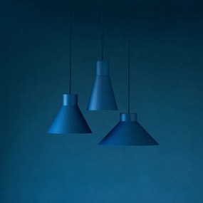 Závěsná lampa Smusso L, modrá