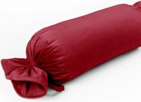 Biante Sametový polštář válec bonbon Velvet Premium SVP-007 Malinově červený 15x80 cm