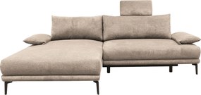 XXXLutz ROHOVÁ SEDAČKA, textil, béžová MID.YOU - Sedací soupravy - 001574003004