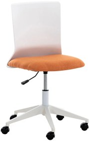 Bhm germany Kancelářská židle Apolda, textil, oranžová