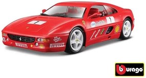 Kovový model bburago 1:24 ferrari racing f355 challenge red