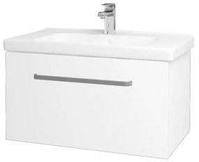 Dřevojas Koupelnová skříň BIG INN SZZ 80 Varianta: M01 Bílá mat / Úchytka T01 / M01 Bílá mat
