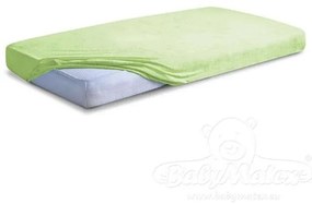 Baby Matex Prostěradlo froté 120x60 cm+žínka gratis zelená