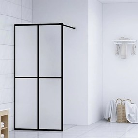 Zástěna do průchozí sprchy mléčné tvrzené sklo 80 x 195 cm 145689
