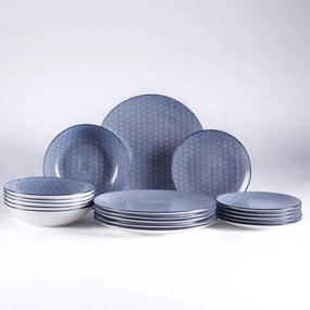 Porcelánová sada talířů OSAKA 18 ks