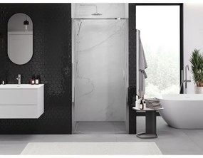 Mexen Exo, 1-křídlé sprchové dveře do otvoru 95 cm, 6mm čiré sklo, chromový profil, 8181-095-000-01-00