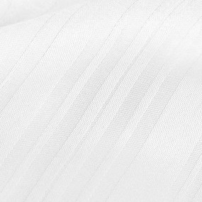 Goldea damaškové ložní povlečení se saténovým vzhledem deluxe - vzor 003 drobné bílé proužky 140 x 200 a 70 x 90 cm