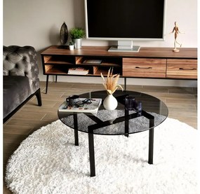 Asir | Konferenční stolek BALANCE 42x75 cm černá | AS1597
