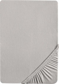Biberna Napínací prostěradlo žerzej-elastan, výška rohu do 25 cm. (bouřkově šedá, 140-160 x 200 cm)
