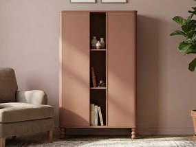 Designová vitrína DOT terakota