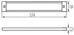 Kanlux 38120 - LED Stmívatelné osvětlení nábytku se senzorem DAXA LED/9W/24V