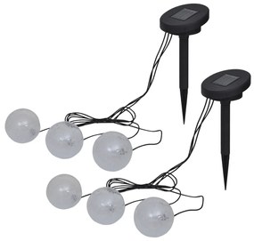 vidaXL Plovoucí lampy 6 ks LED pro jezírko a bazén