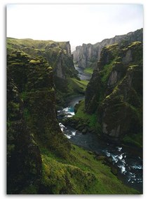 Gario Obraz na plátně Horská krajina s řekou Rozměry: 40 x 60 cm