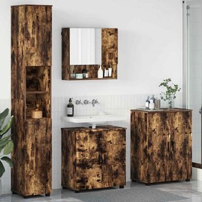 Sada koupelnového nábytku 4 ks Kouřový dub 61 x 35 x 64 cm 3393008