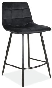 Barová židle MILA H-2 Signal Černá