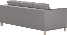 Potah na pohovku IKEA  Karlanda 3-místná nerozkládací, krátký barva šedá látka pletený vzor