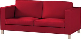 Potah na pohovku IKEA Karlanda rozkládací, krátký barva červená látka pletený vzor