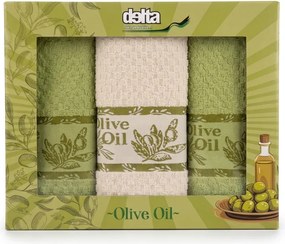 Froté utěrky na nádobí Olive Oil set 3 ks