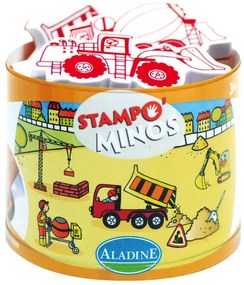 Dětská razítka StampoMinos, na stavbě