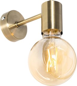 Průmyslová nástěnná lampa bronzová - Facil