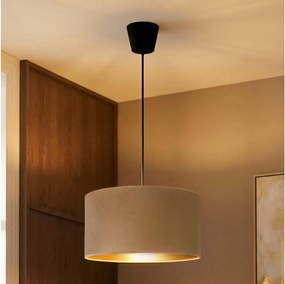 BRILAGI - Lustr na lanku VELVET 1xE27/60W/230V pr. 40 cm béžová/zlatá