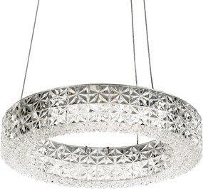 Toolight Toolight, LED závěsné osvětlení 28cm, 12W, 4000K, MS003-CP, chromová, OSW-09613