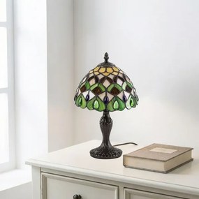 Brilagi - Tiffany vitrážová stolní lampa MARGARET 1xE14/40W/230V