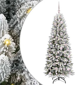 Umělý vánoční stromeček Bílá 180 cm PVC, plast, ocel a PE 3396047