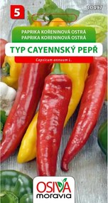 Semínka Paprika kořeninová ostrá Typ Cayennský pepř (Capsicum annuum L.)
