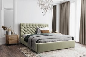 Postel MODEL 03 120x200 světlezelená - MAGIC VELVET 2243