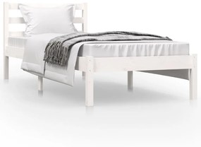 Rám postele masivní borovice 75 x 190 cm bílý Small Single - Default Title