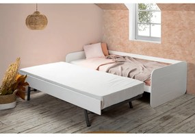 Bílá dětská postel s výsuvným lůžkem 90x190 cm Redona – Marckeric