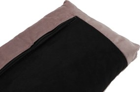 Rozkládací pohovka, starorůžový samet/buk, KAPRERA NEW