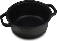 Risoli BLACKPLUS / Hrnec s poklicí / 24 cm / 3,5 l / litý hliník
