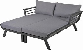XXXLutz DVOJITÉ LEHÁTKO kov, plast, textil Gardenson - Online Only zahradní nábytek - 002836046201