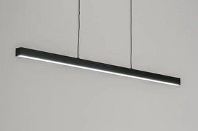 Závěsné designové černé LED svítidlo Corciano Black