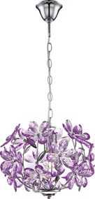 Dekorativní závěsné svítidlo na řetězu PURPLE 5143