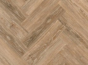 Vinyl TAJIMA UNIQ HERRINGBONE / 6013 HNĚDÁ