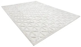 koberec SANTO SISAL 58500 Trojúhelníky, geometrická béžový velikost 140x190 cm | krásné koberce cz