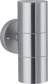 P 94331 Venkovní nástěnné svítidlo Flame IP44 max. 2x35W GU10 ocel kartáčovaný 230V - PAULMANN